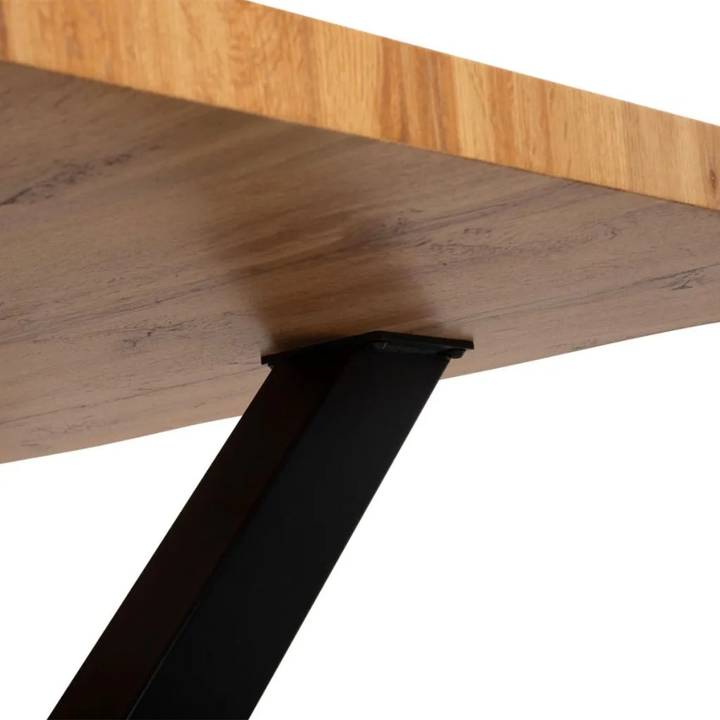 Vikio Jídelní set pro 4 osoby 140x90 cm dub, šedá samet VJS114-41S-S