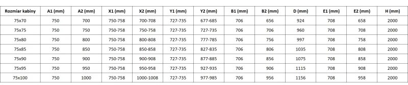 Mexen Lunar-B Duo výklopný sprchový kout 75 x 75 cm, čiré sklo, černá matná, 832-075L-075P-70-00