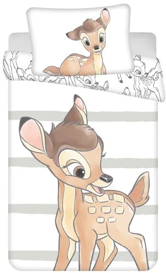 Jerry Fabrics Povlečení do postýlky Bambi stripe baby 100x135, 40x60 cm