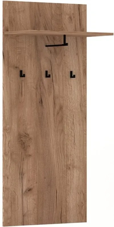 Nástěnný předsíňový věšák Bilbao 63,4 cm dub Craft Tobacco