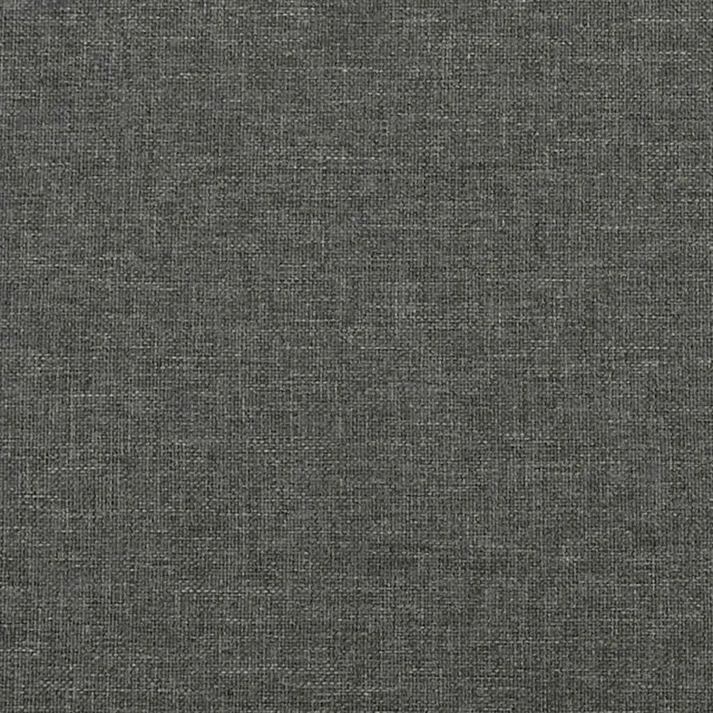 Rám postele bez matrací tmavě šedá 120x190 cm textil 3269632