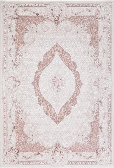 Vopi | Kusový koberec Alpina 5210 pink - 80 x 300 cm