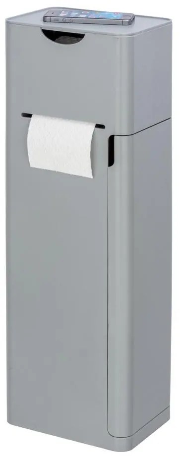 WENKO 24213100 - WC štětka IMON 20x58,5 cm šedá 24213100