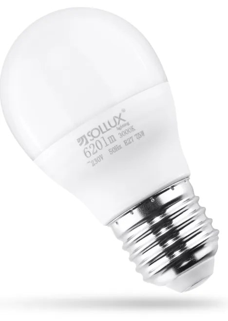 LED žárovka E27 3000k 7,5w 620lm