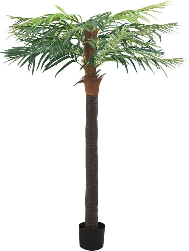 Umělý datlovník kanárský s květináčem 215 cm zelený 336310