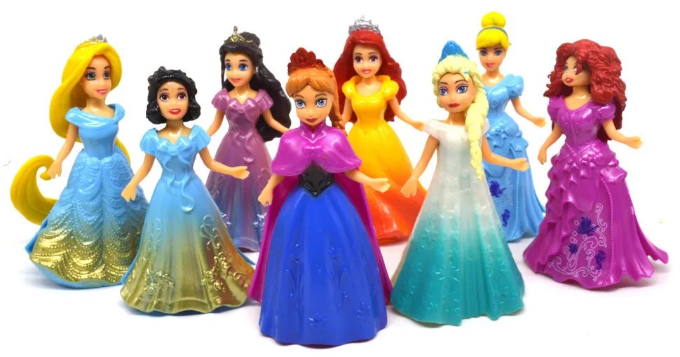 Figurky Disney princezen (sada 8 ks)