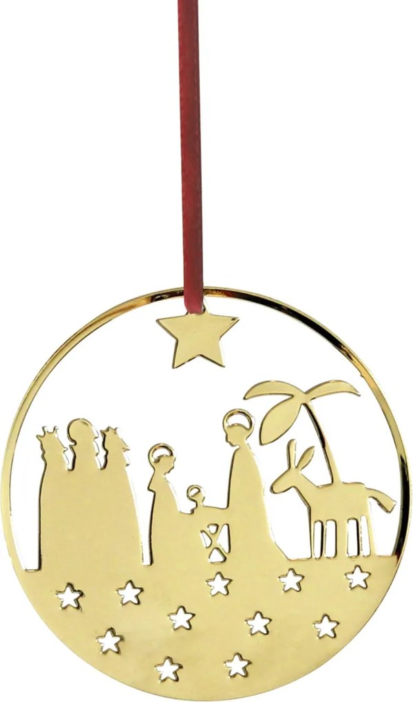 Závěsná dekorace Betlém Gold Pluto Design