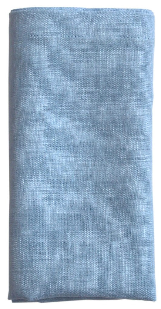 TULULUM Lněná utěrka - světle modrá, 44 x 66 cm