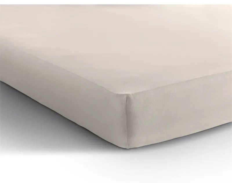 Fitted Sheet Double Jersey 220 gr. Krémová