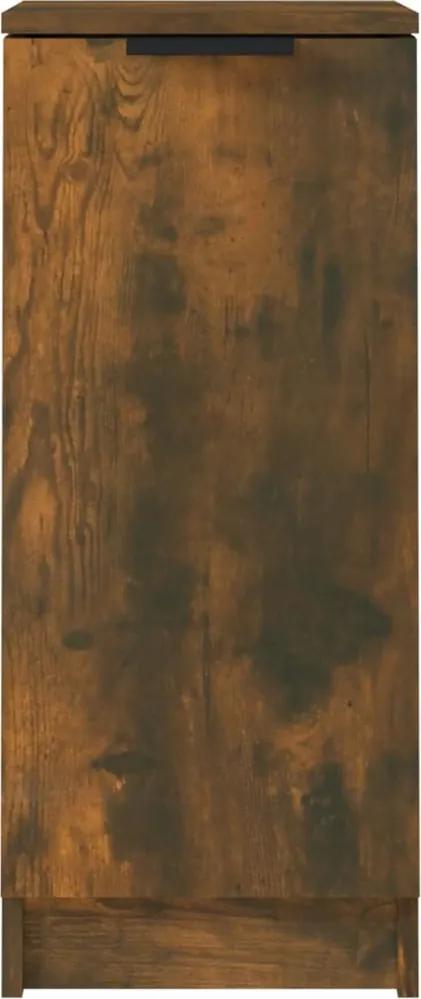 vidaXL Příborník 30 x 30 x 70 cm kompozitní dřevo [817006] Barva: kouřový dub