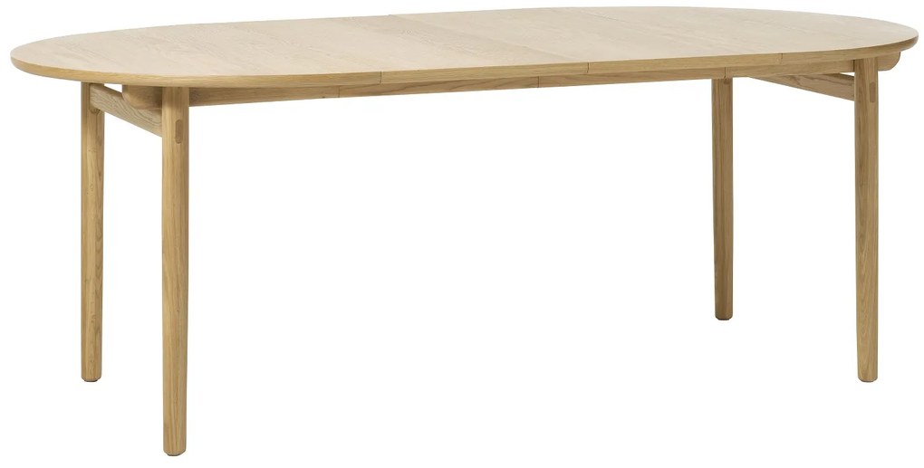Designový jídelní stůl Wally 120 - 165 cm přírodní dub