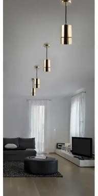 Designový lustr Raffael zlaté