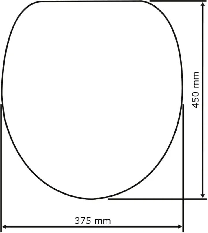 WC sedátko Wenko Jump, 45 x 37,5 cm