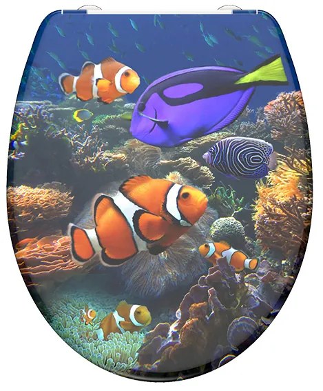 Eisl Sanitär WC prkénko Duroplast Soft Close Sea Life 82372 - wc_eis_82372