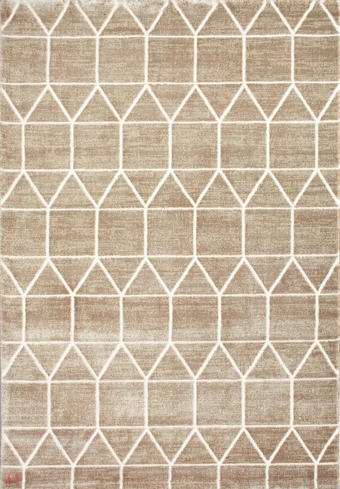 MERINOS Kusový koberec 3D Thema 23290-72 Beige BARVA: Béžová, ROZMĚR: 160x230 cm