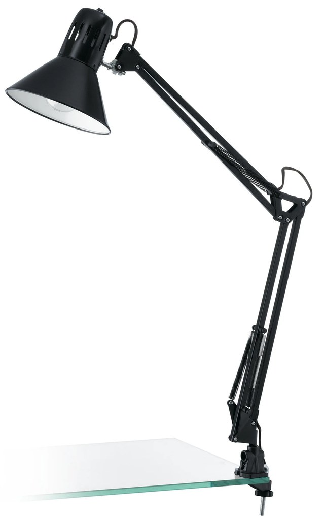 Eglo 90873 FIRMO - Pracovní stolní lampička černá