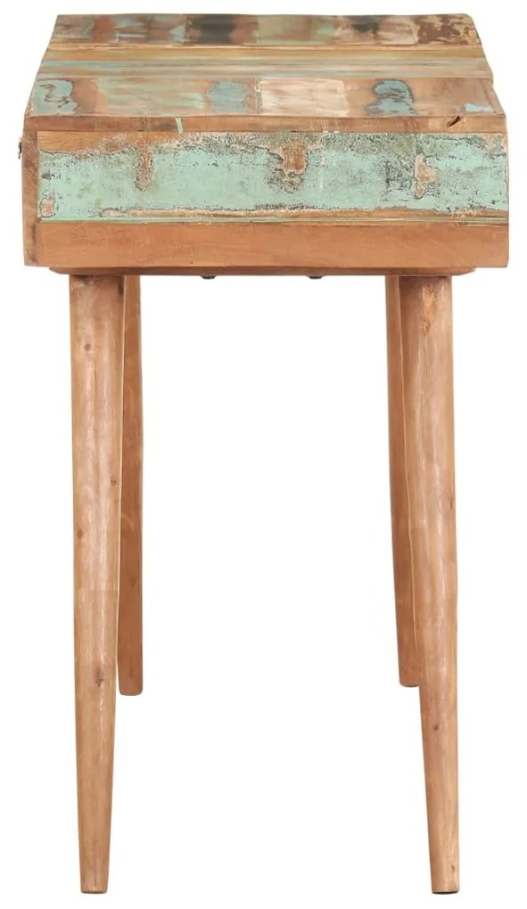 Toaletní stolek se zrcadlem 112 x 45 x 76 cm recyklované dřevo - Default Title