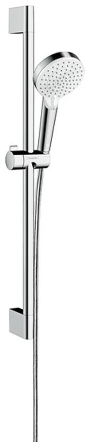 Hansgrohe Crometta, Vario sprchová sada se sprchovou tyčí 65 cm, bílá/chromová, HAN-26532400