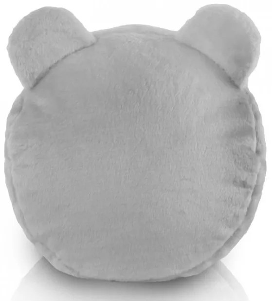Plyšová podnožka TEDDY Yeti šedá