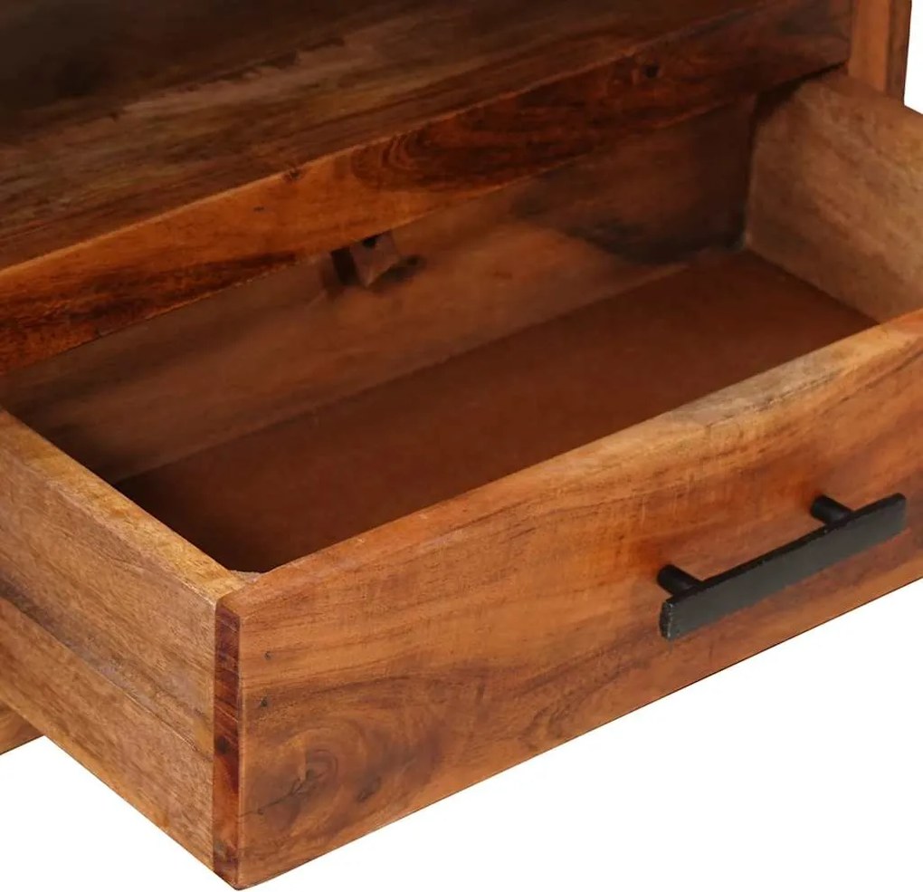 TV stolek 118 x 30 x 40 cm masivní dřevo 247715