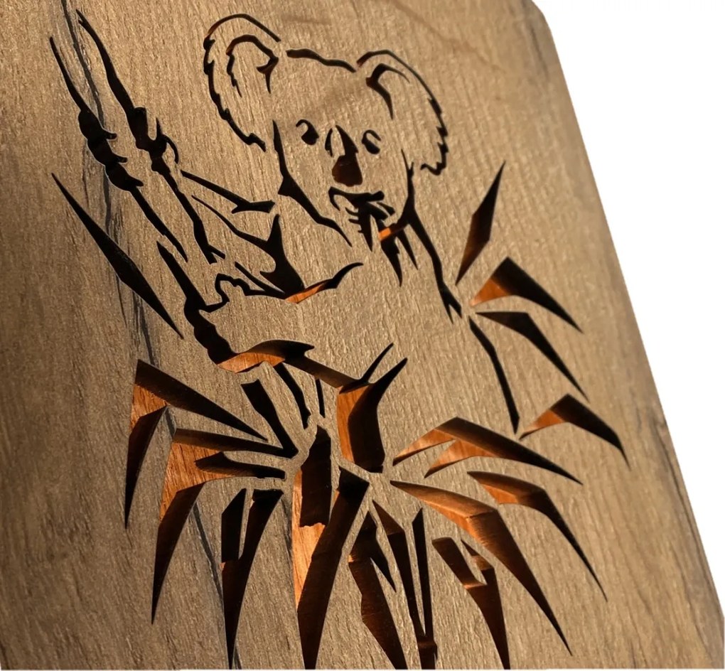 Li-Go "Koala" lampa 19x19 cm provedení povrchu: bříza