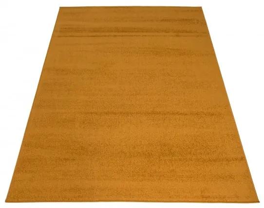 Kusový koberec jednobarevný SPRING P113A Oranžový Rozměr: 70x250 cm