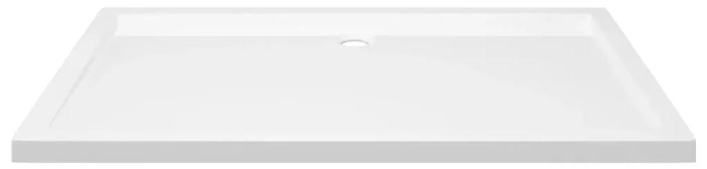 Obdélníková sprchová vanička ABS bílá 70 x 120 cm,  148905