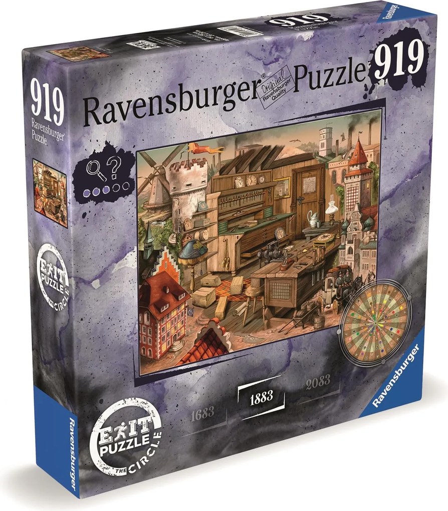 Puzzle ravensburger 174478 exit puzzle - the circle: ravensburg 1883