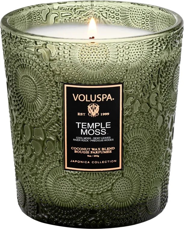 Voluspa svíčka Temple Moss, 255 g