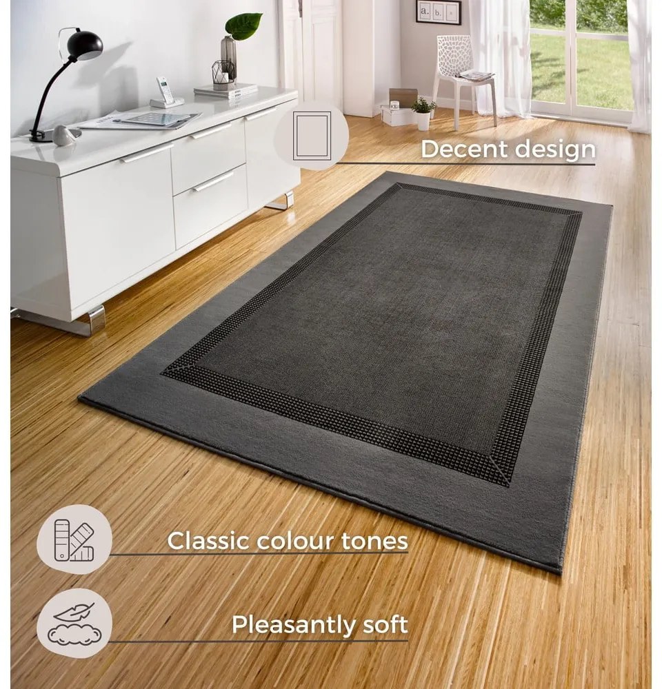 Šedý koberec Hanse Home Basic, 120 x 170 cm