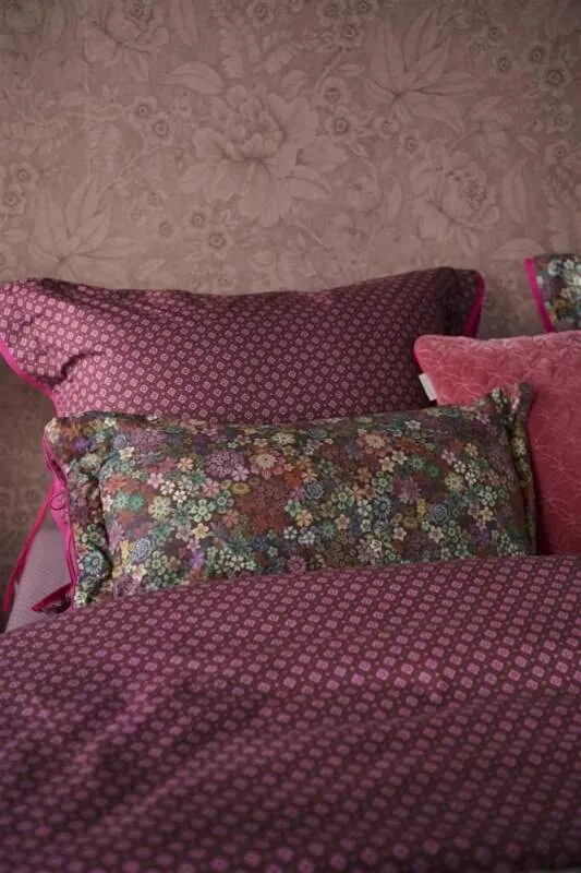 Pip Studio perkálové povlečení Tutti i Fiori červené 200x200 + 2x 70x90 cm