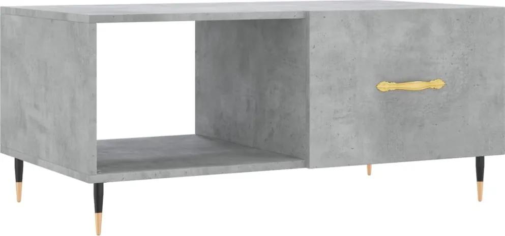 vidaXL Konferenční stolek 90 x 50 x 40 cm kompozitní dřevo [829192] Barva: Bílá