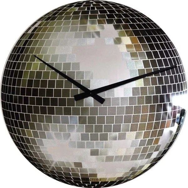 Designové nástěnné hodiny 8801 Nextime Disco 30cm