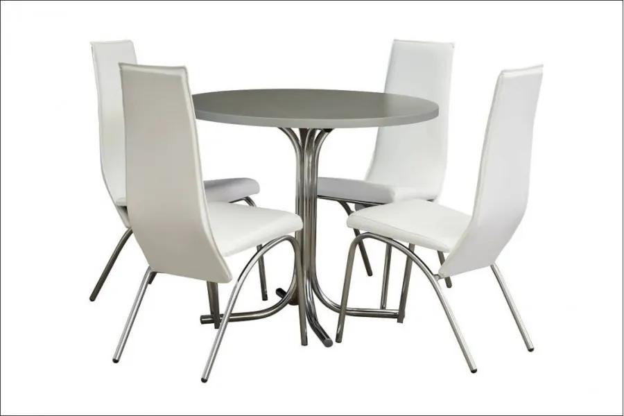 Jídelní stůl PAULA (bez židlí) Metpol 80x80 Barva: cerna