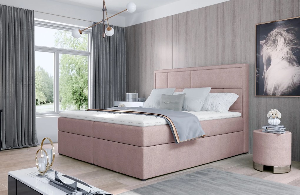 Meron boxspring postel 140X200 Materiál / Dekor: Dora 63