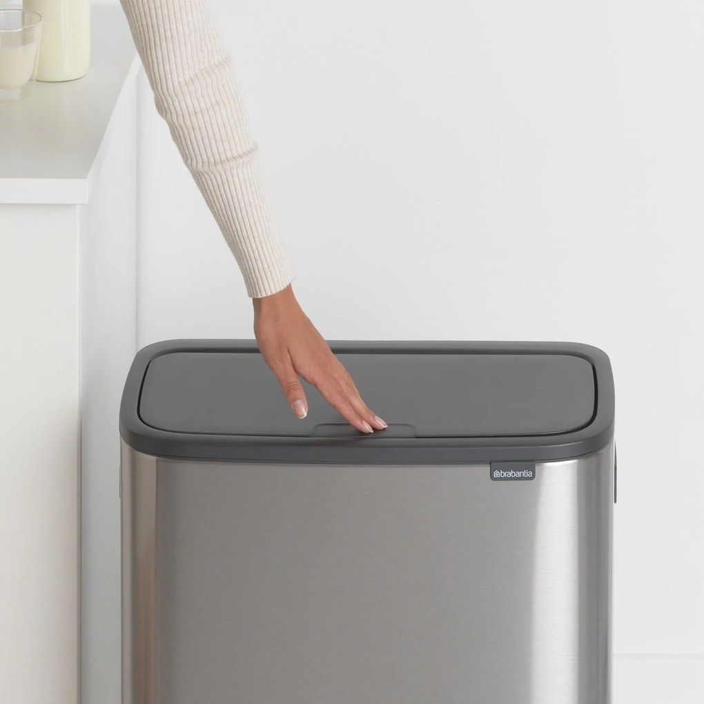 Brabantia BO Touch Bin 2x30L matna ocel otiskuvzdorná