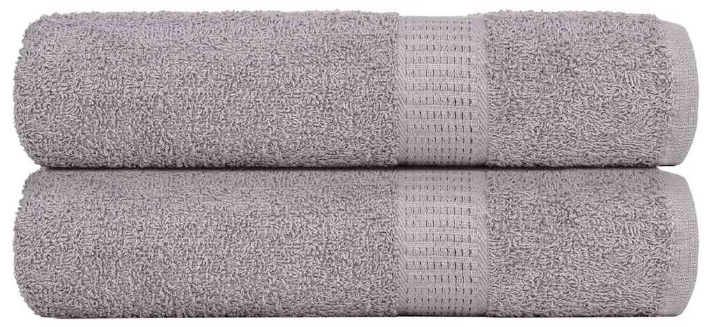 Ručníky FROGN 2 ks šedé 100x150 cm 360 g/m² 136836