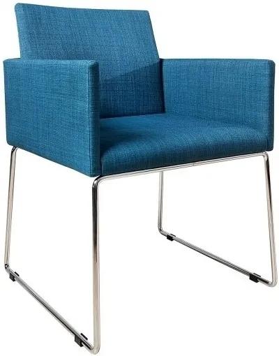 INV Jídelní židle Milanese strukturovaná modrá