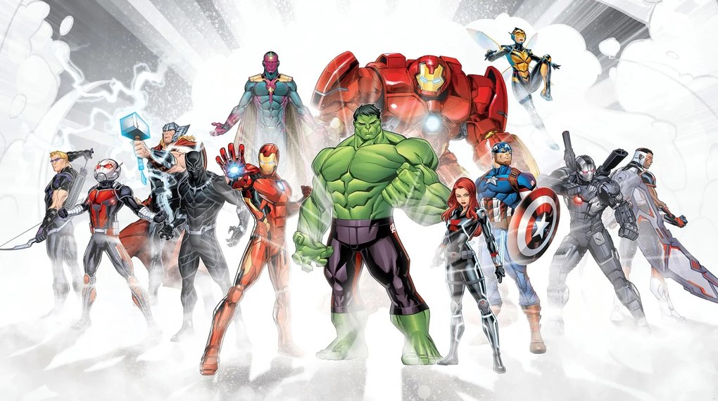Komar Vliesová fototapeta Avengers Unite 500 x 280 cm