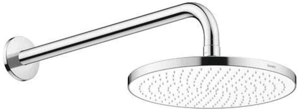 Duravit Sprchy - Hlavová sprcha, průměr 23 cm, MinusFlow, chrom/bílá UV0752002005