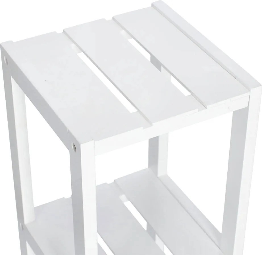 Koupelnový regál z MDF, 22 x 22 x 92 cm