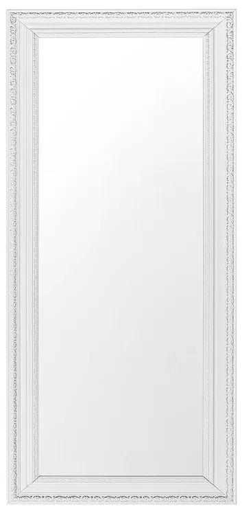 Nástěnné zrcadlo 50x130 bílá/stříbrná VERTOU