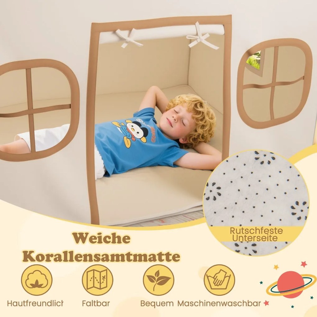Costway Dětský vnitřní dětský stan Playhouse s hvězdicovými světly