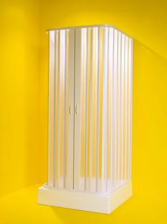 HOPA - Čtvercový sprchový kout SATURNO - 185 cm, 60 - 80 cm × 70 - 90 cm, Univerzální, Plast bílý, Polystyrol OLBSAT80