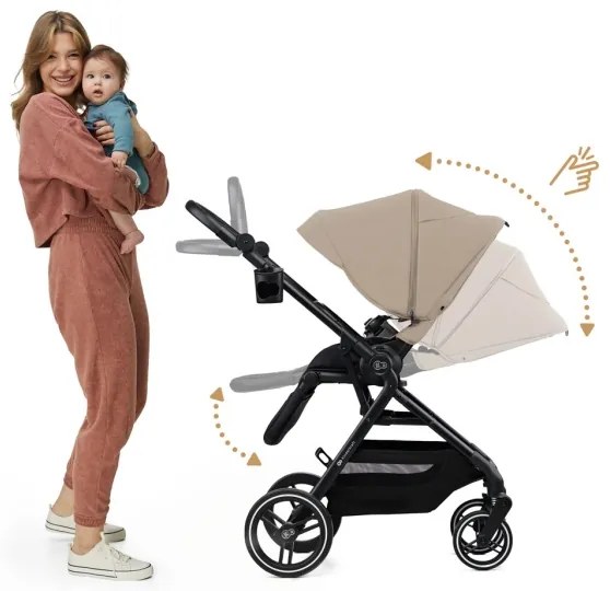 KINDERKRAFT SELECT - Sportovní kočárek YOXI Sand beige