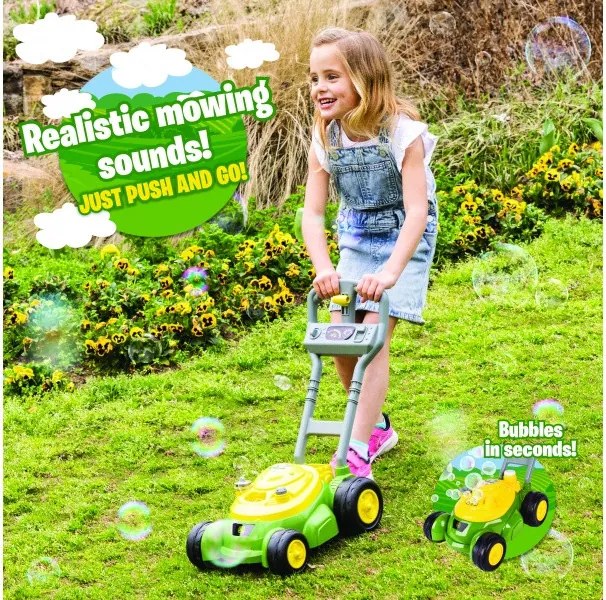 John Deere Bublifuková sekačka Kids