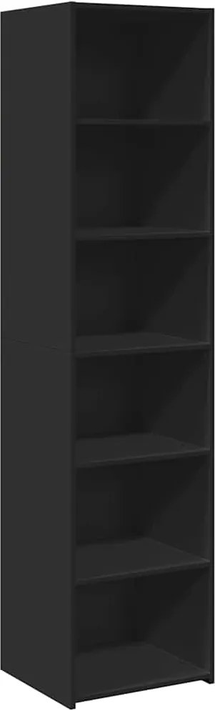 Skříň highboard černá 45 x 41 x 185 cm kompozitní dřevo 3281674