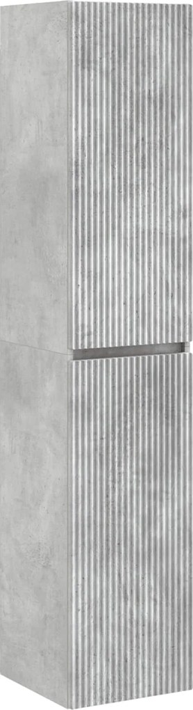 Sada koupelnového nábytku 5 ks Betonově šedá 33 x 34,5 x 160 cm 3406026