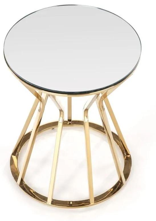 Intesi Konferenční stolek Finea S zrcadlo / zlatá