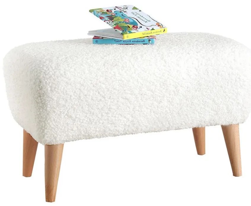 Asir Taburet PIXI 32x61 cm bílá 209FLF1317